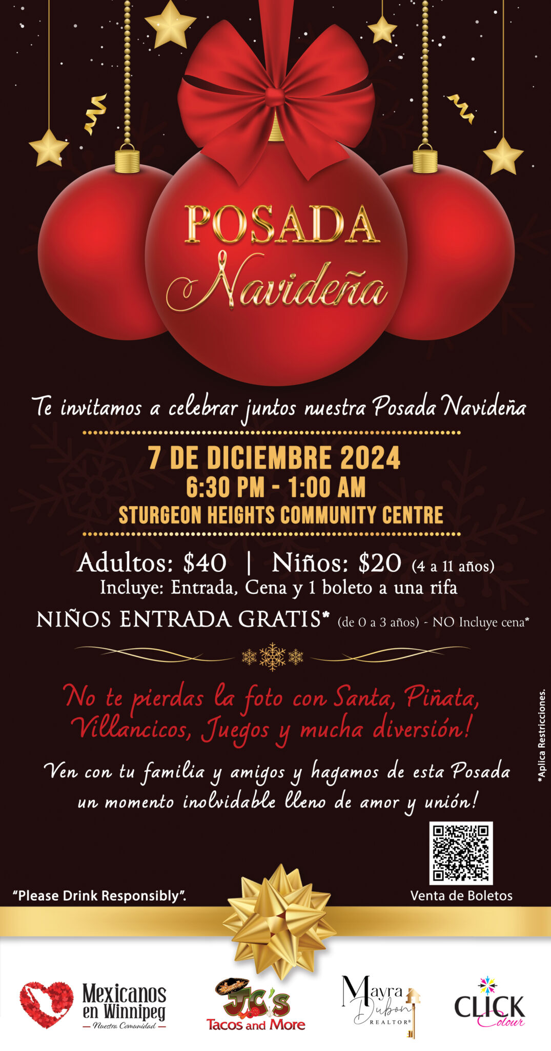 Posada Navideña 2024 - SHCC - Mexicanos en Winnipeg